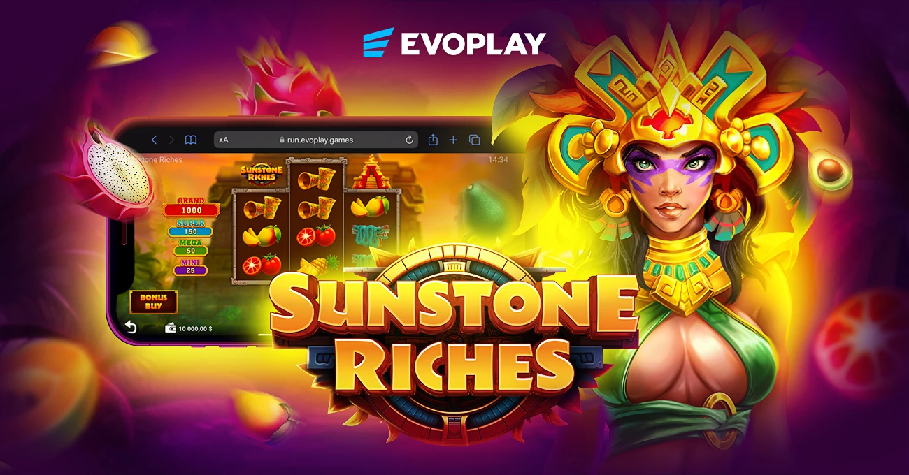 Evoplay releases Sunstone Riches with sun-powered bonus game - Casino ...