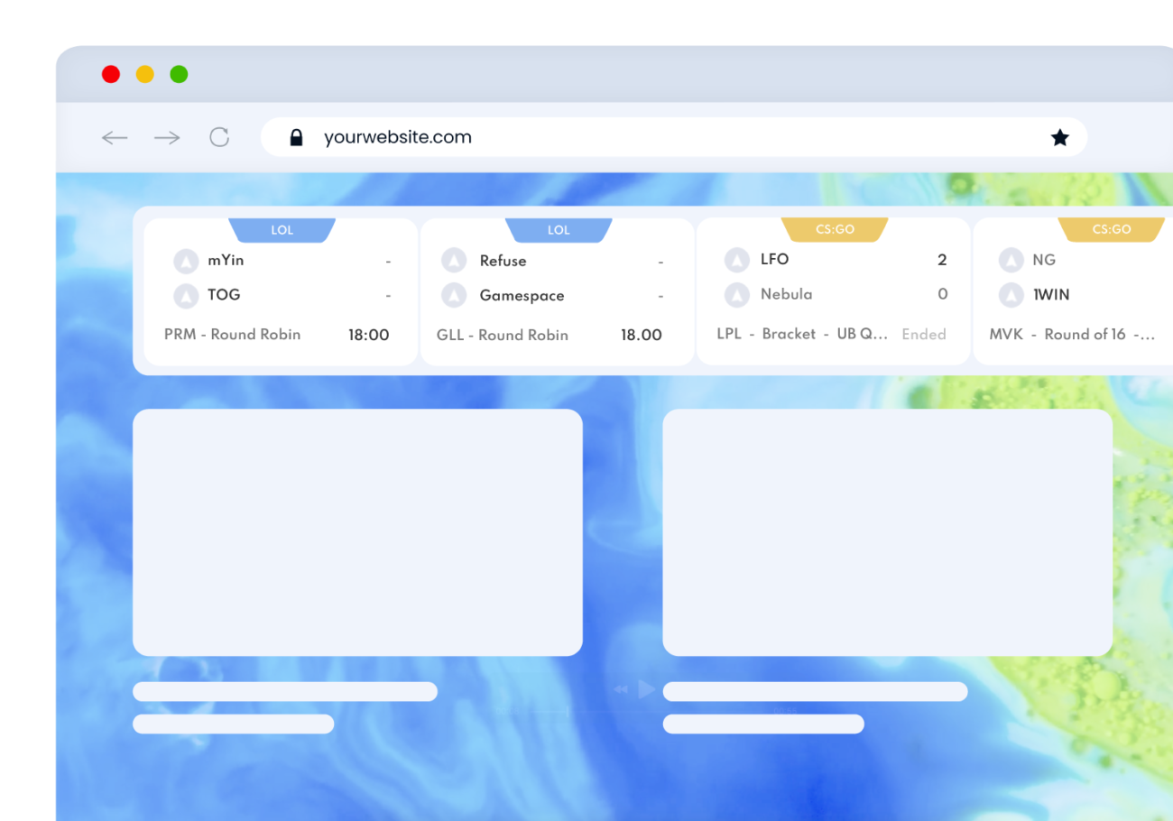 Abios launches media widgets for news sites, blogs and teams - Esports ...