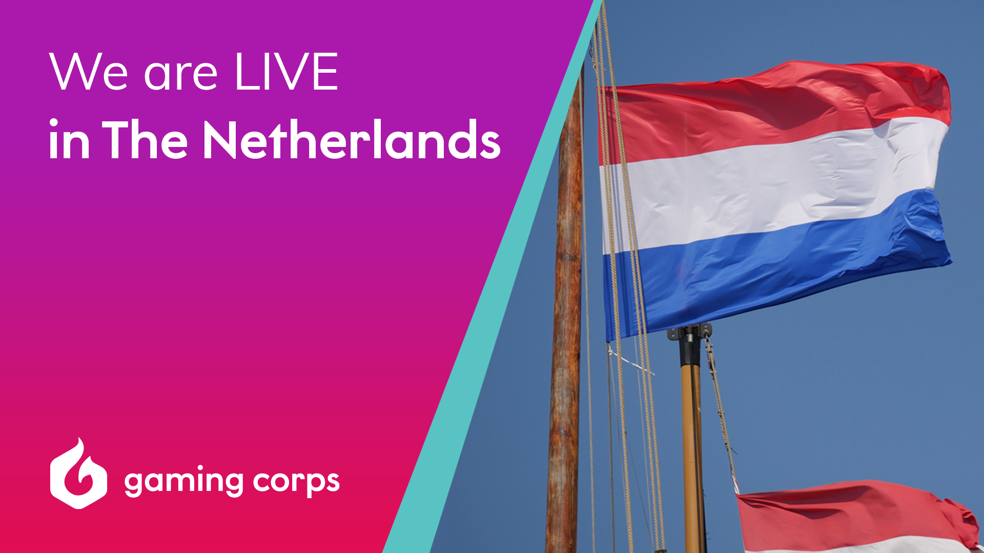 Gaming Corps announces approval for Netherlands launch - Legal ...