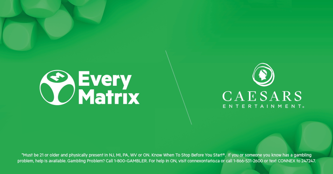 EveryMatrix completes igaming content launch with Caesars Entertainment ...