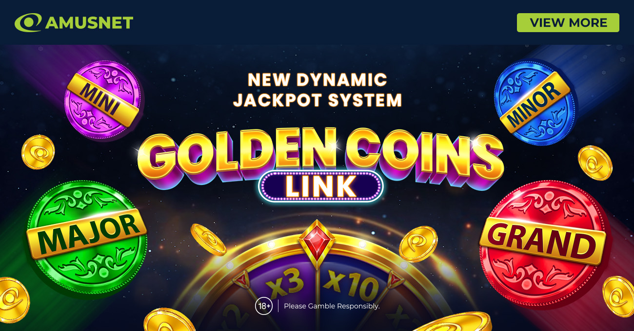 Amusnet launches new progressive jackpot experience with Golden Coins ...