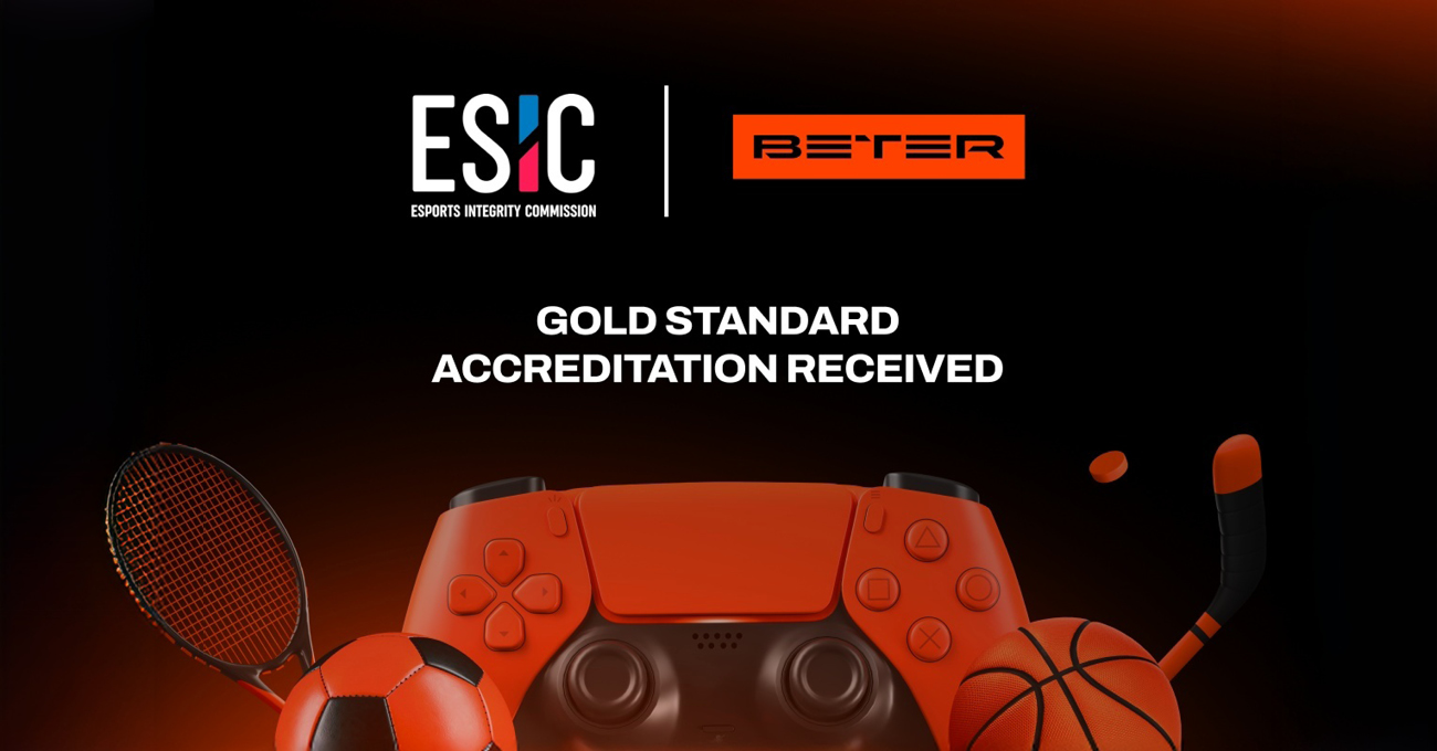 BETER receives ESIC Gold Standard accreditation - Esports - iGB